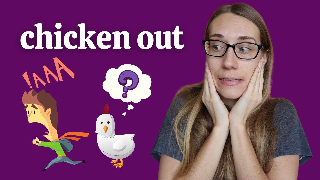 Angličtina online a frázové sloveso chicken out | Anglicky s Markét ...