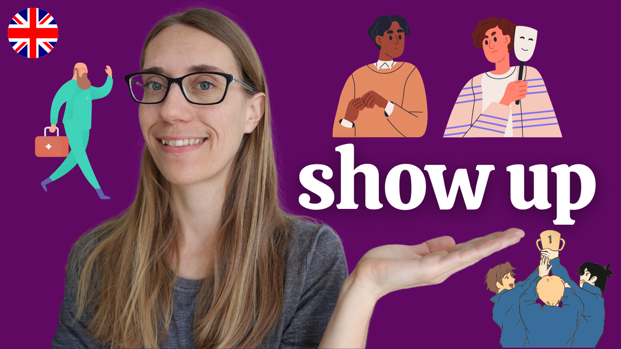 Show up – frázové sloveso a English Hacker | Stream